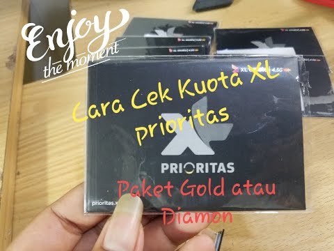 Cara Paket Internet XL Prioritas Gold platinum dan Diamon