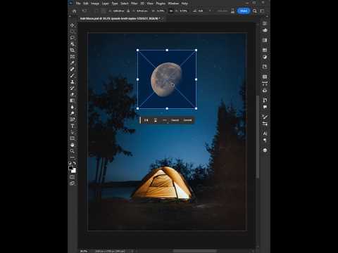 Add Realistic Moon - Photoshop Tutorial