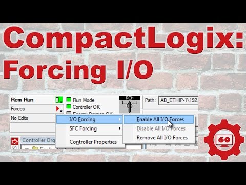 RSLogix 5000, Studio 5000, How-to force I/O