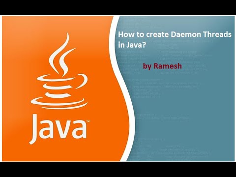 JAVA FAQ # 72 || How to create Daemon threads in Java?