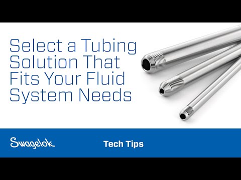 Select a Tubing Solution That Fits Your Fluid System Needs