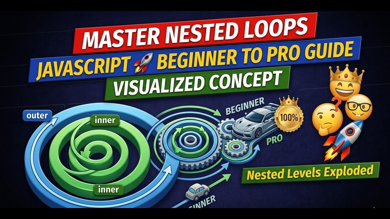 JavaScript Nested Loops Explained 🔥 | Master Loop Inside Loop Easily