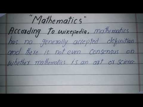 mathematics definition by different mathematicians and scientists