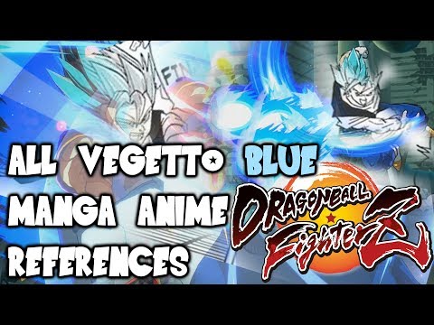 YOSHA!! ALL Vegetto BLUE Anime & Manga References