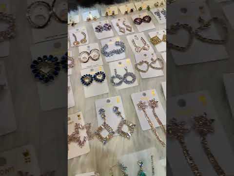 A D Earrings Wholesale Market in Delhi | #trendingjewellery #shortvideo