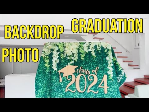 SHOULD YOU BUY? Class of 2024 Graduation Photography Backdrop 7x5ft  Photo Backdrop Backdrop Ideas