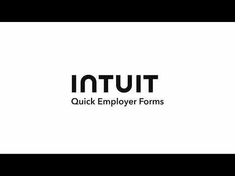 Intuit Quick Employer Forms Overview