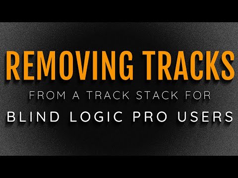 Removing Tracks from a Track Stack or Undoing A TrackStack Explained ...