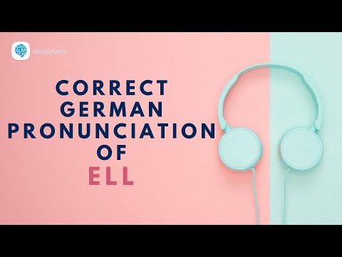 How to pronounce 'ell' (l) in German? | German Pronunciation