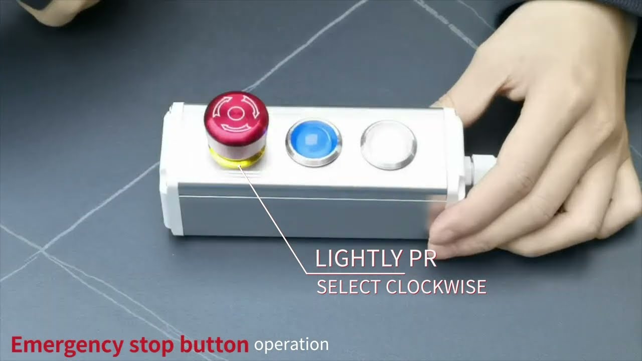 LAS1-AGQ Series Metal Emergency Stop Push Button - ONPOW Brand