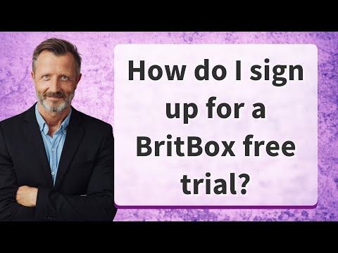 How do I sign up for a BritBox free trial?