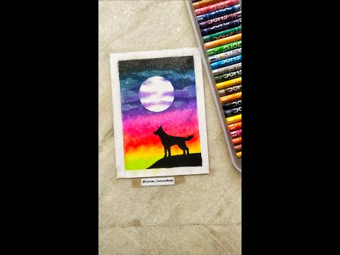 How to draw a dog 🐕 silhouette RIP 🕊️ #shorts #shortsfeed #ytshorts #canvaswala #aryanvermastudios