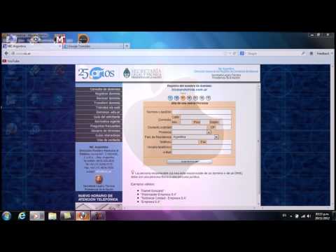 how to register and create a domain and create 000webhost account and a domain com.ar asosicarla
