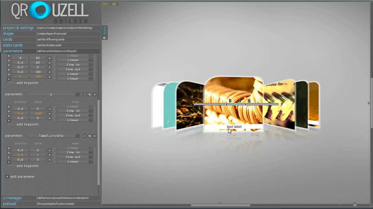 QrouzellBuilder - building simple coverflow