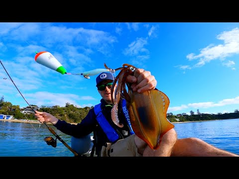 SQUID FISHING with a NEW METHOD!?!
