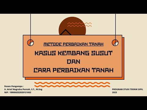 Review Jurnal kasus kembang susut tanah dan cara perbaikannya