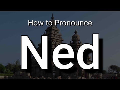 Ned - Pronunciation and Meaning
