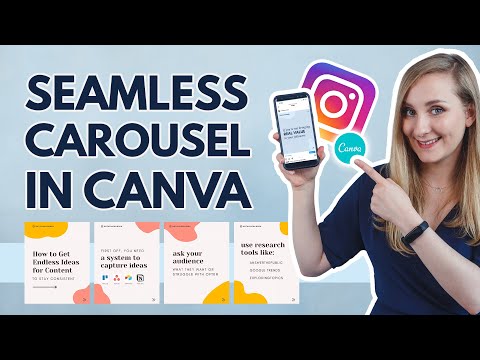 How to Create INSTAGRAM CAROUSEL post with Canva | Step by Step Canva Tutorial