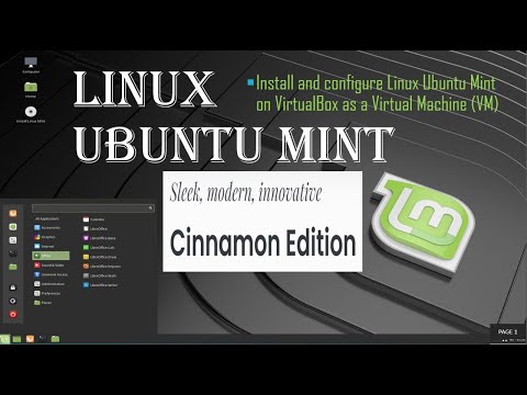 Install and configure Linux Ubuntu Mint on VirtualBox as a Virtual Machine (VM)