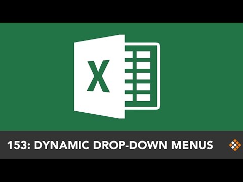 Dynamic Drop Down Menus with Data Validation Tables and INDIRECT | Everyday Office 043