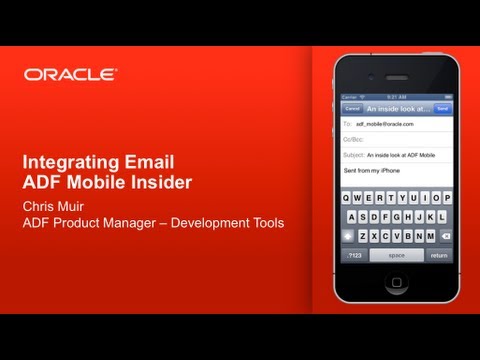 ADF Mobile - Integrating Email