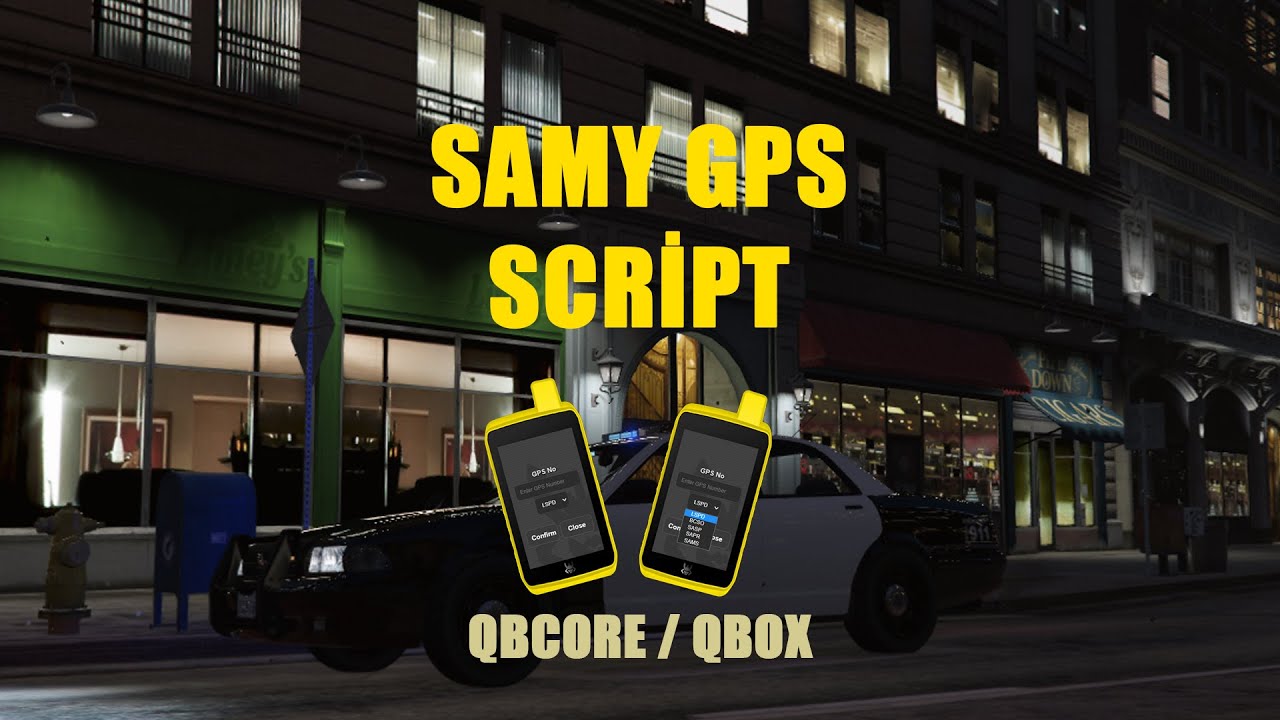 Samy-GPS [QBCORE] / [QBOX] - FiveM Releases - Cfx.re Community