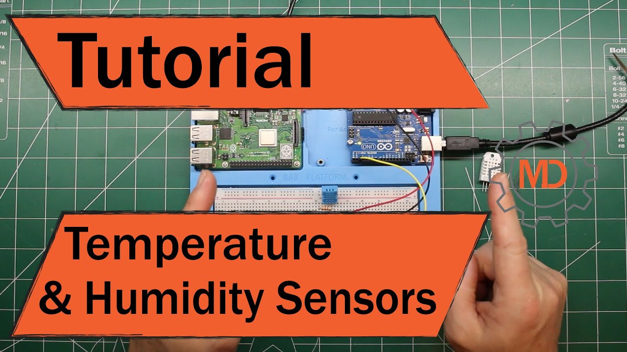 DHT11 and DHT22 Temp & Humidity Sensors on Raspberry PI and Arduino