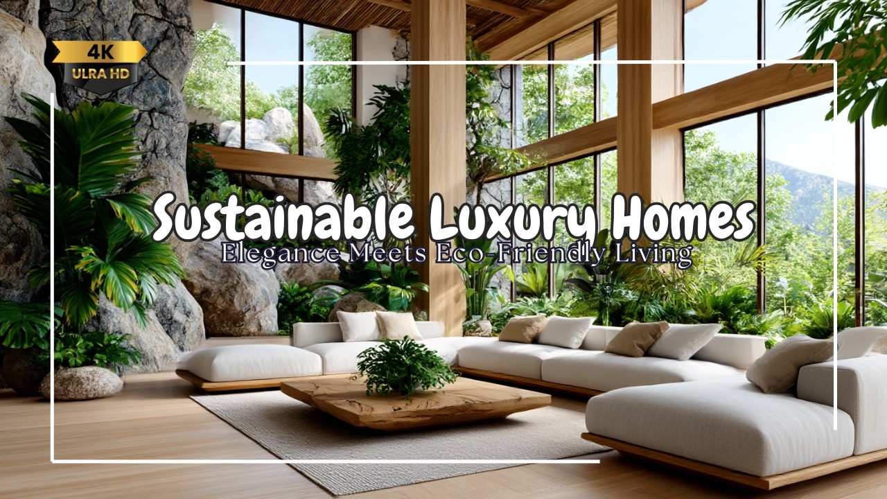 Sustainable Luxury Home Design Ideas : Elegant Eco Friendly Interiors for Modern Living Spaces