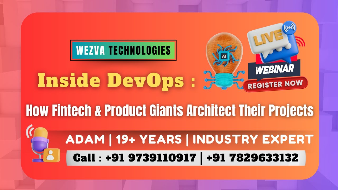 Inside DevOps : How Fintech & Product Giants Architect Their Projects ¦ Part-I ¦ 📞Call 7829633132