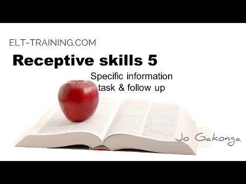 CELTA -Teaching receptive skills 5