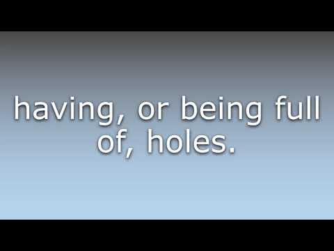 What does Holey mean?