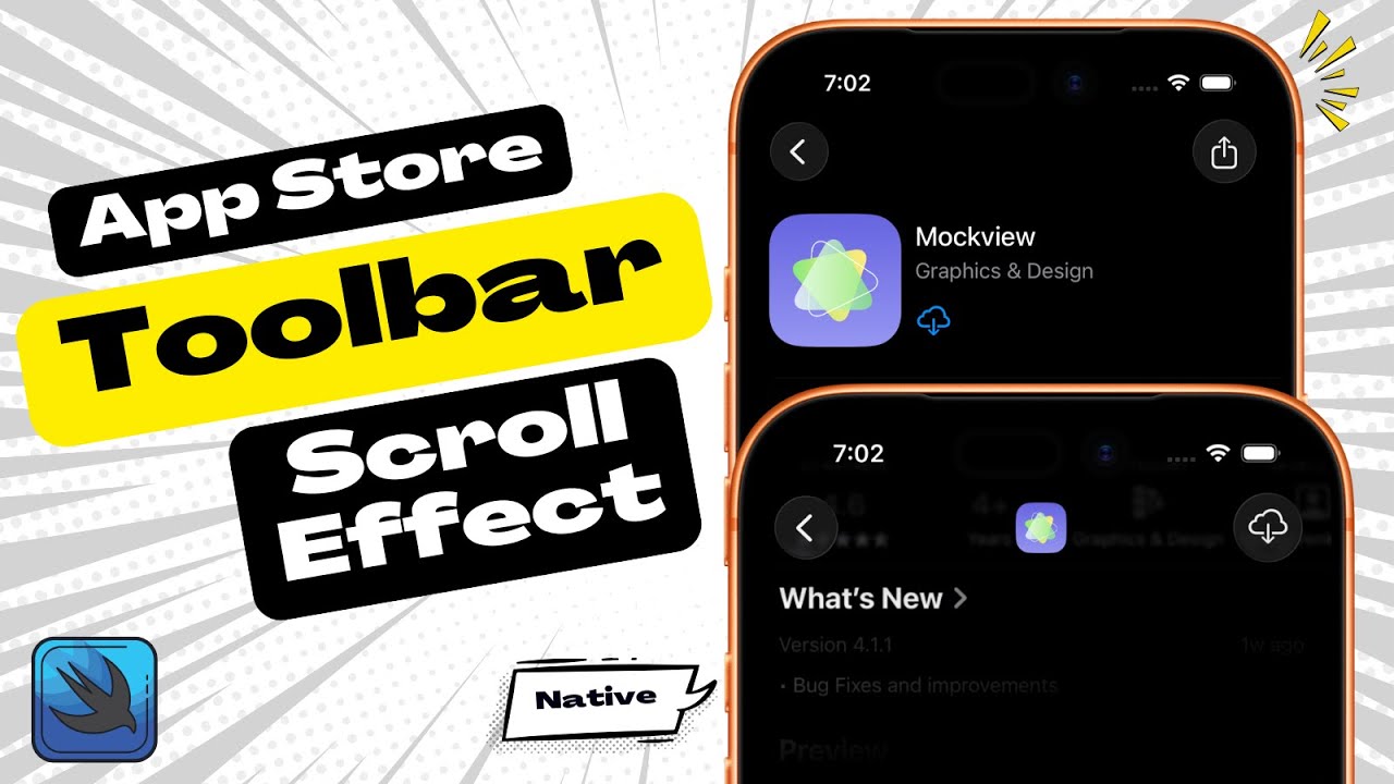 App Store Style Toolbar Scroll Effect | Toolbar Header Scroll Effect | SwiftUI