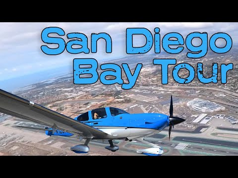 San Diego Bay Tour | SR22T | With ATC Audio