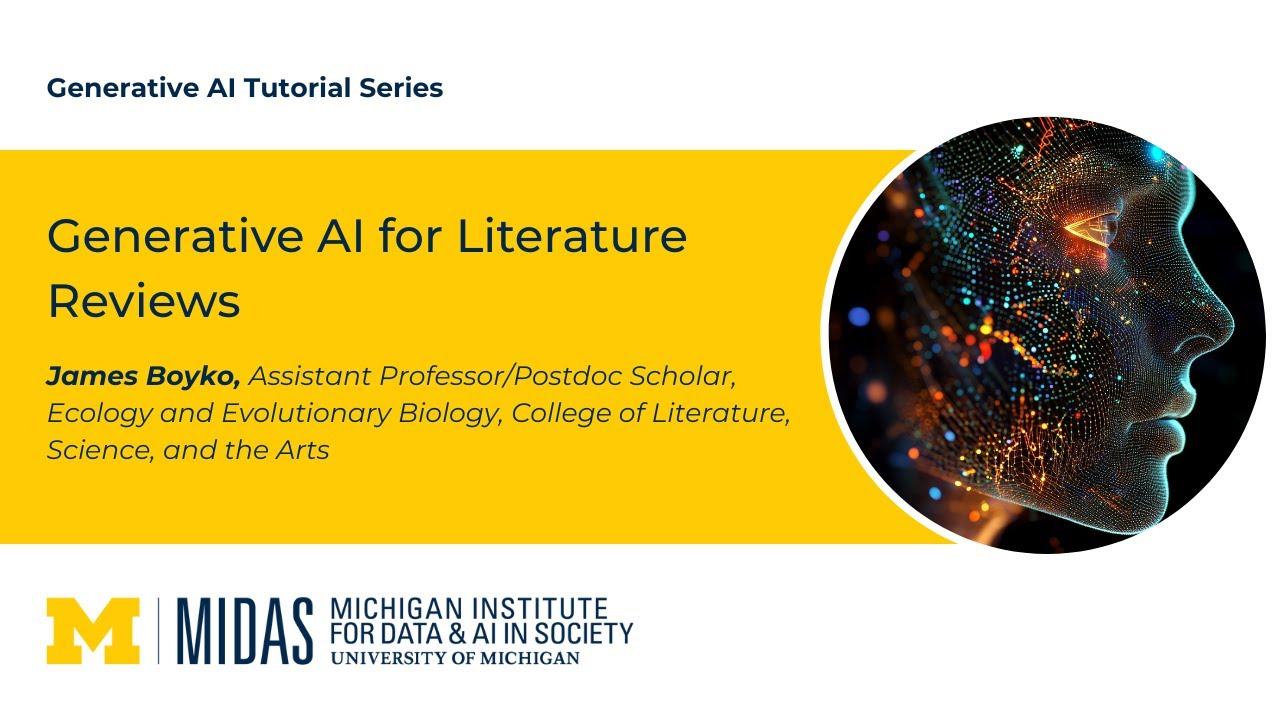 Generative AI for Literature Reviews | James Boyko |2026