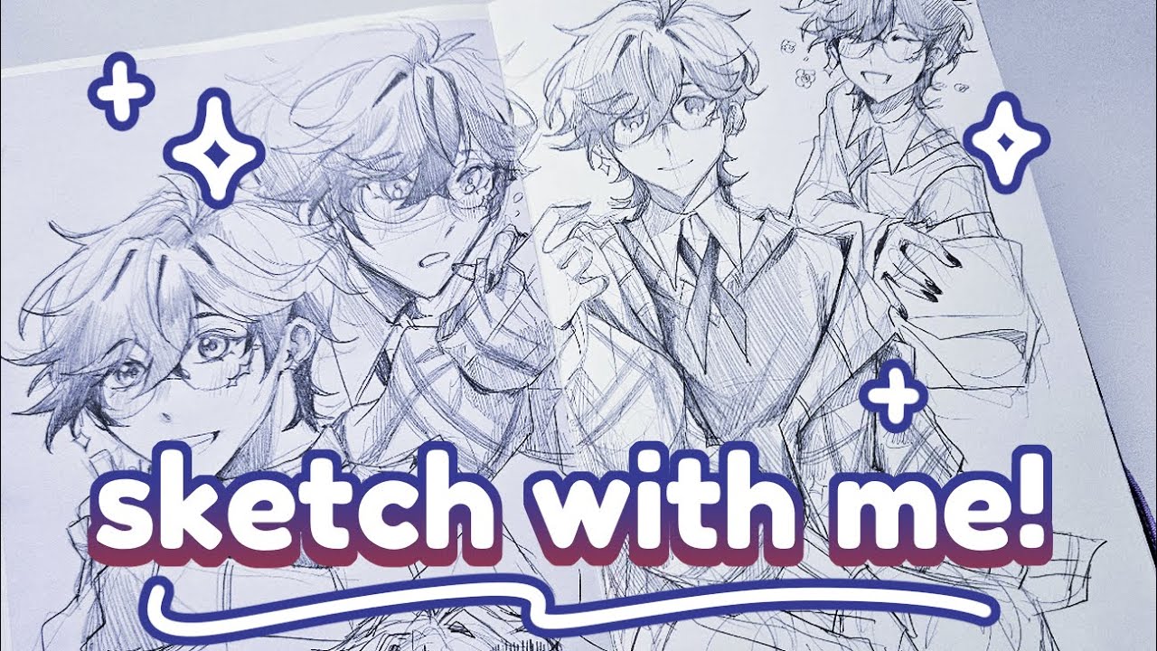 Sketch With Me! I love sketching with pencil~
