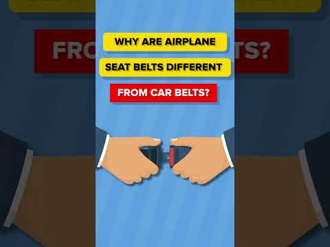 Why Are Airplane Seatbelts Different Than Cars