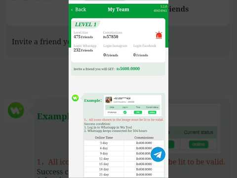 New Whatsapp earning Platform 💵💸 #earnmoney #earningapp #watool #whatsapp ##goshare