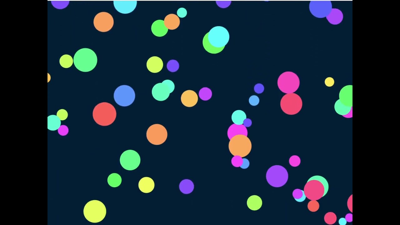 Beautiful Floating Bubbles Animation Using HTML, CSS & JavaScript