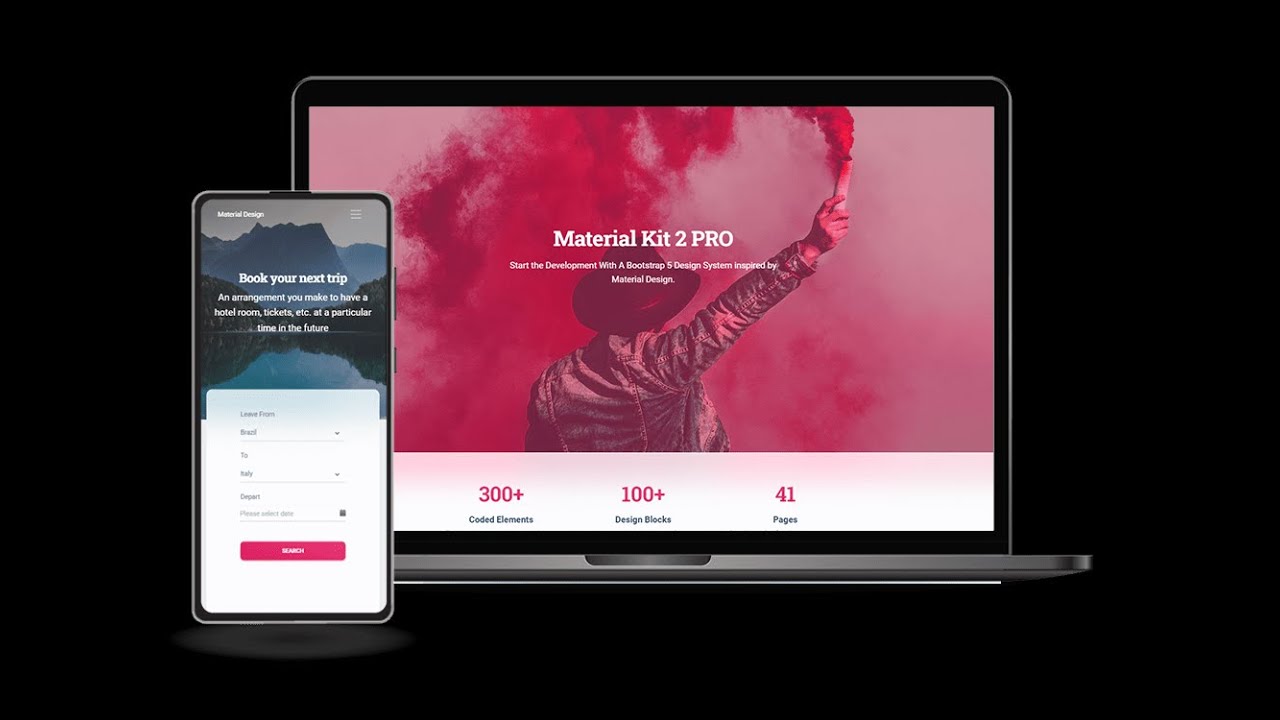Django OAuth, Extended Profiles - Material Kit PRO | AppSeed