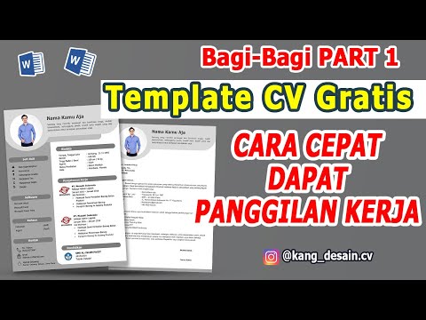 Template CV Word Gratis (Curriculum Vitae) Download