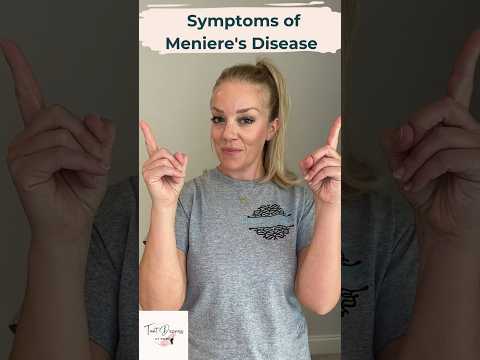 Symptoms of Menieres Disease: How to Tell? #vestibular #dizzy #menieresdisease #shorts