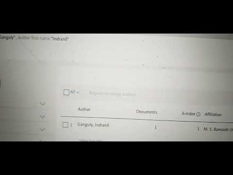 SEARCH AUTHOR NAME IN SCOPUS