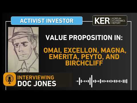 Doc Jones – Value Proposition In Omai, Excellon, Magna, Emerita, Peyto, and Birchcliff