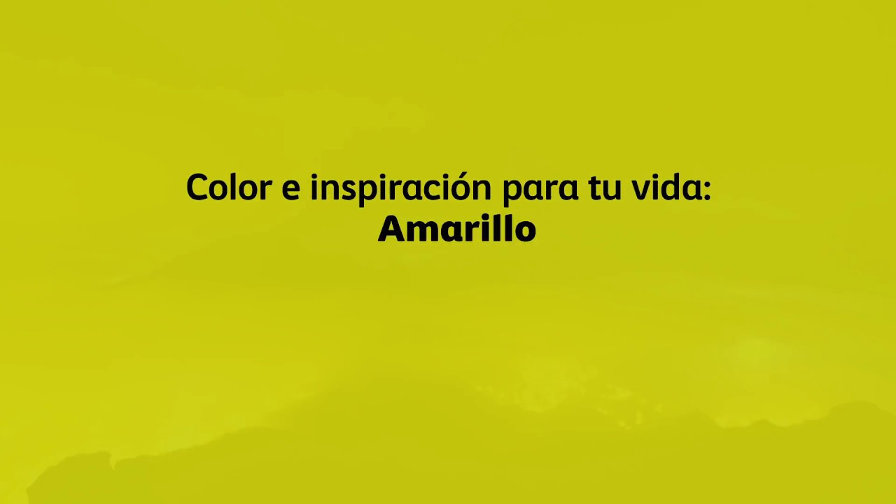 Color del mes: Amarillo
