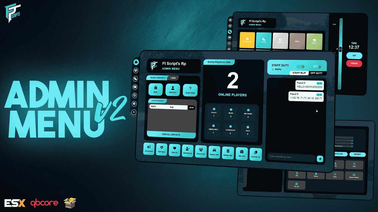 [Free] [ESX / QB / OX] Admin Menu Script | Advanced Features & Easy Setup! - Page 2 - FiveM ...