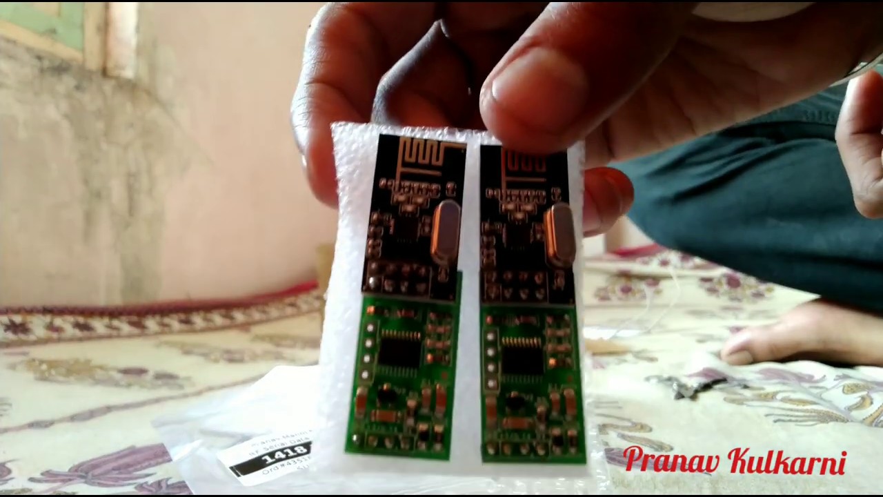 Unboxing New RF Serial Data Link UART, 2.4GHz by Sunrom Technologies.