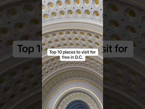 Top 10 free places to visit while in D.C. #washingtondc #thingstodoindc #thingstodo