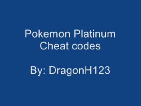 Pokemon Platinum Cheat codes