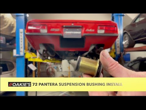 1972 DeTomaso Pantera control arm bushing installation