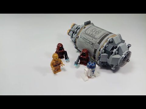 Lego Star Wars Lepin 05021 Lego 75136 Droid Escape Pod - Lego Speed Build